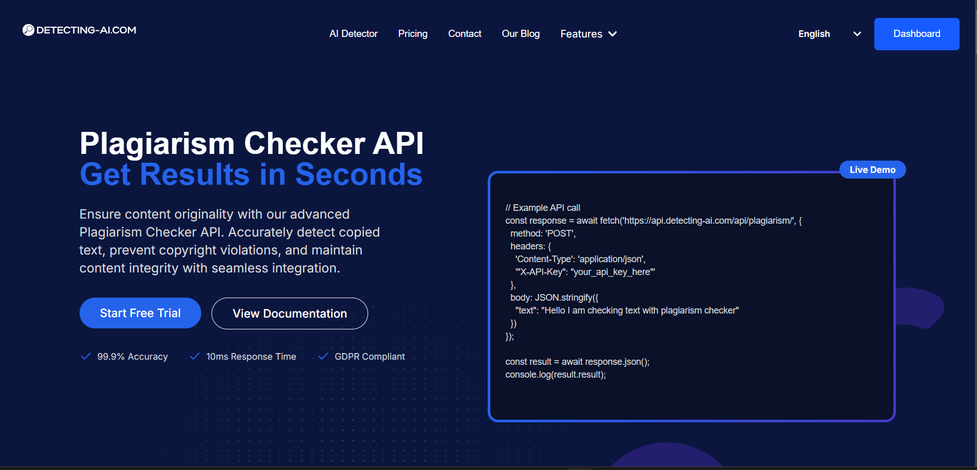 Plagiarism Checker API - Accurately Detect Duplicate Content