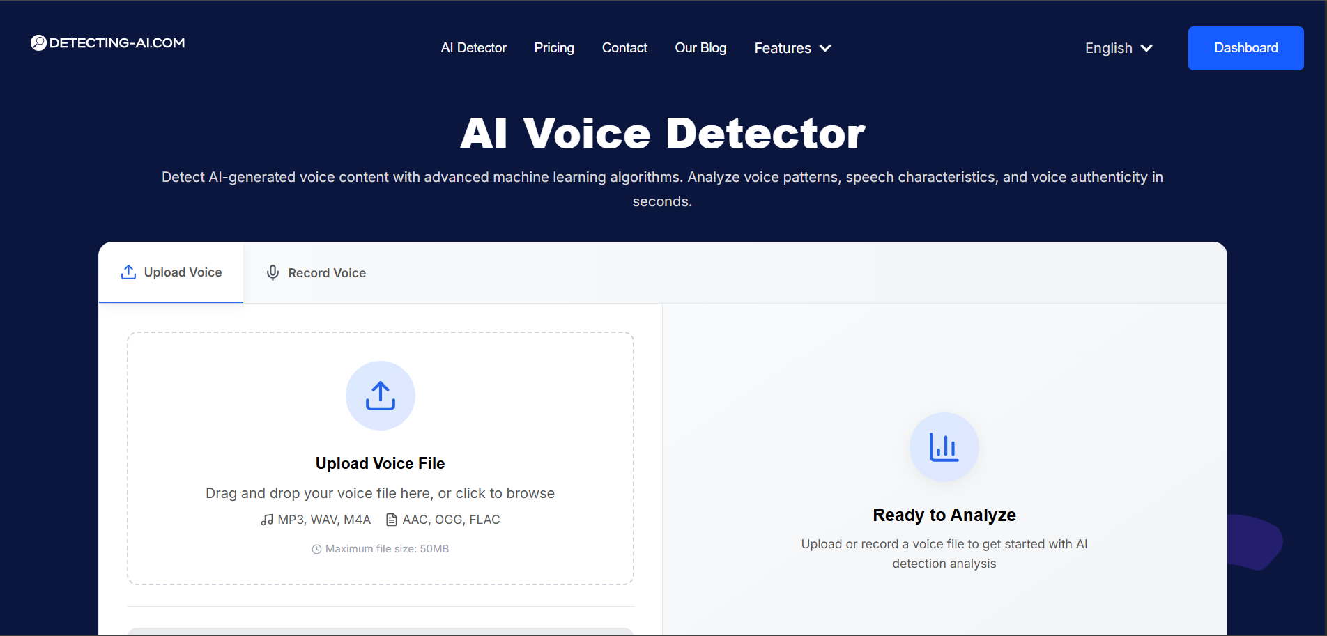 AI Voice Detector – Detect Cloned & AI-Generated Voices