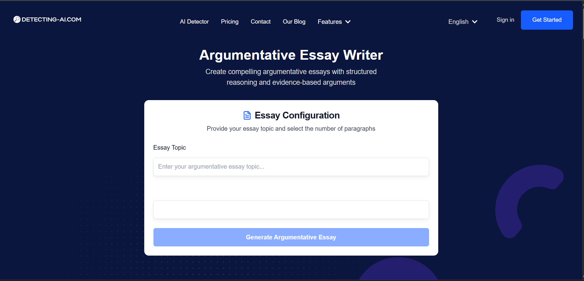 Argumentative Essay Writer – AI Tool to Craft Strong & Persuasive Essays