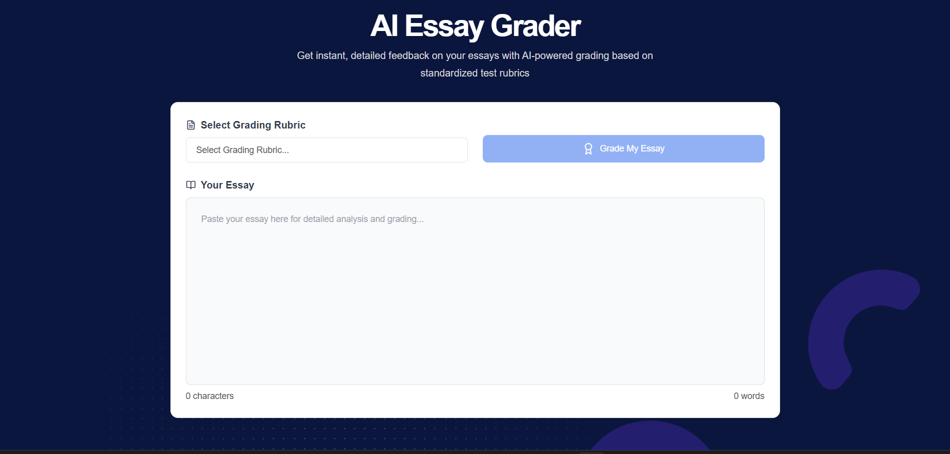 AI Essay Grader: Instantly Grade and Improve Your Essays Online