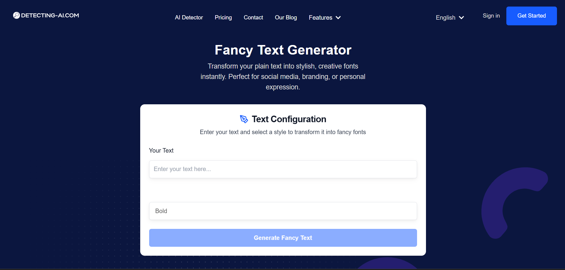 Fancy Text Generator – Create Stylish & Unique Fonts Instantly