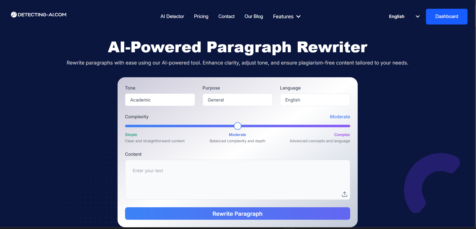 AI-Powered Paragraph Rewriter | Effortlessly Rephrase and Improve Your Content