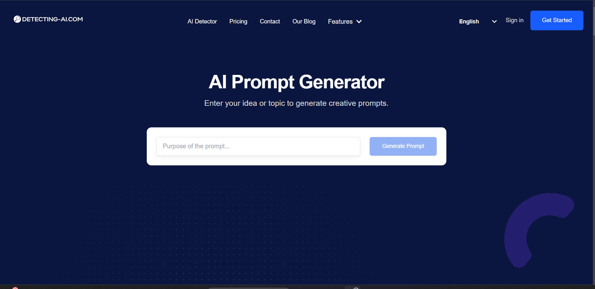 Generador de Prompts con IA – Crea Prompts para Escritura, Arte y Más
